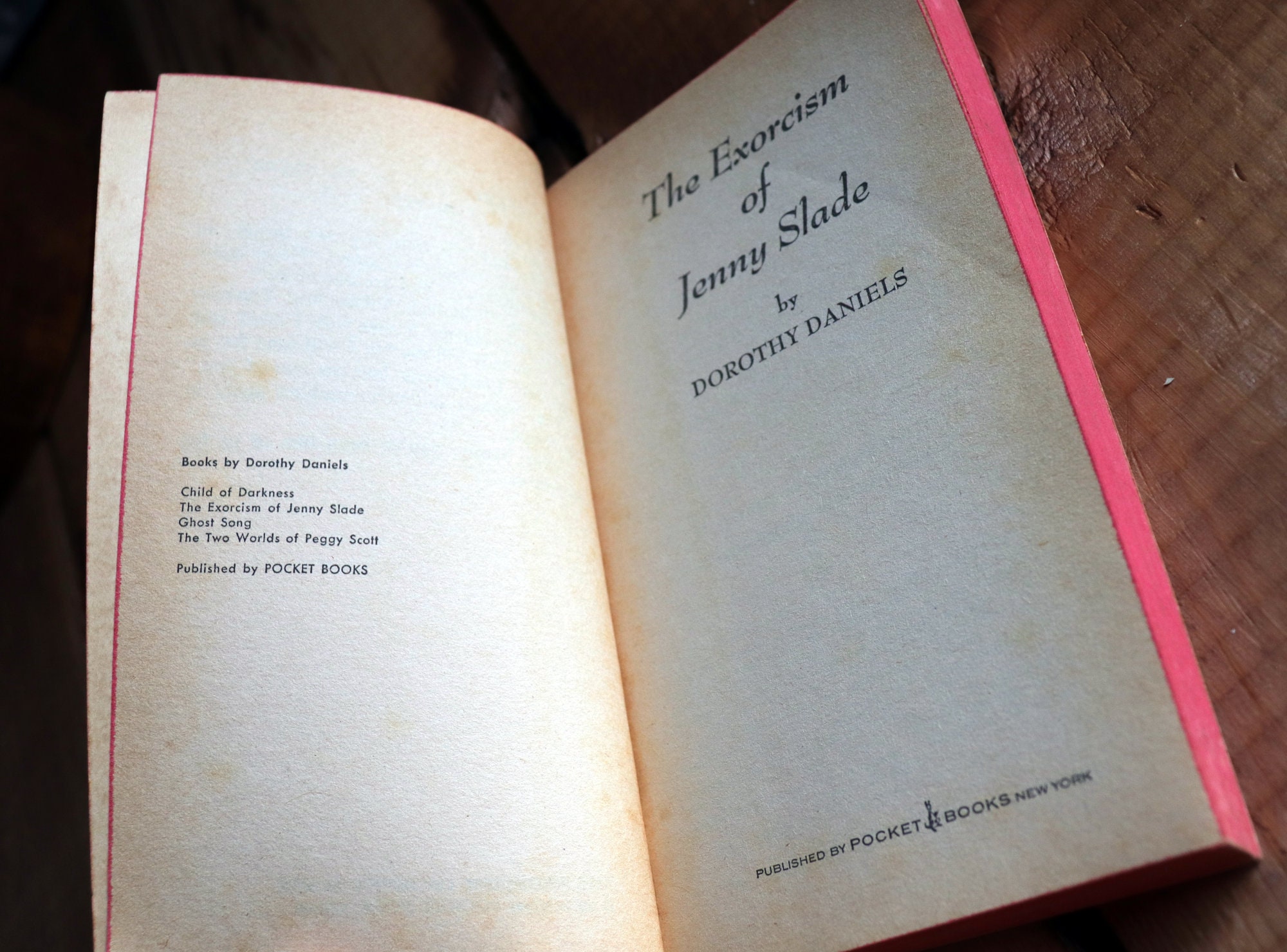 The Exorcism of Jenny Slade by Dorothy Daniels, 1974 Pocket Book ...