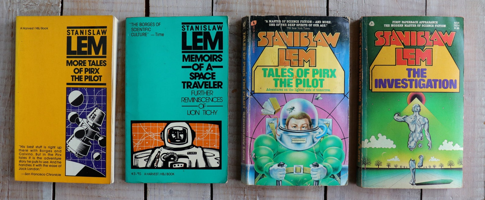 Stanislaw Lem Science Fiction, Lot of 4 Excellent Paperback 1st ...