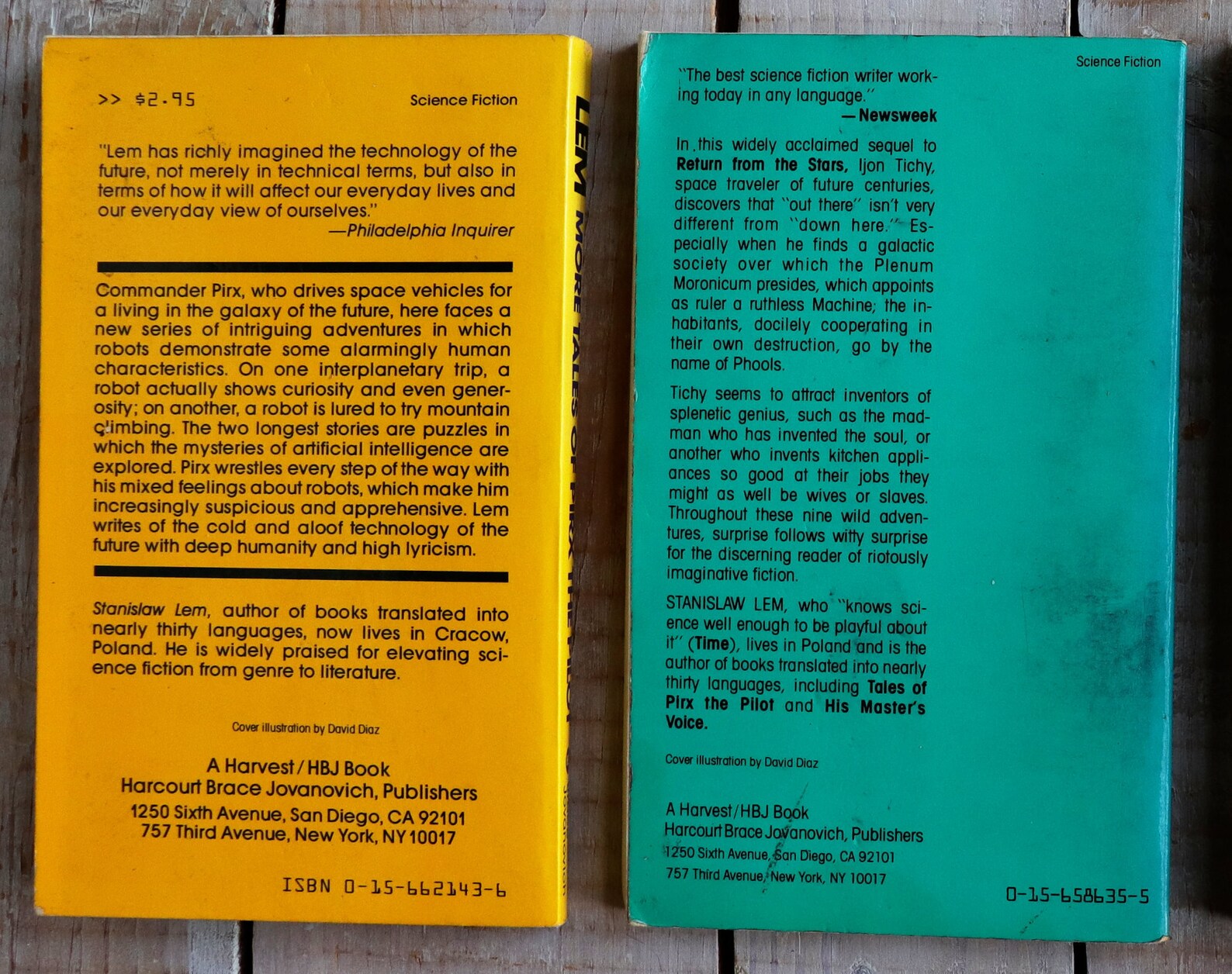 Stanislaw Lem Science Fiction, Lot of 4 Excellent Paperback 1st ...