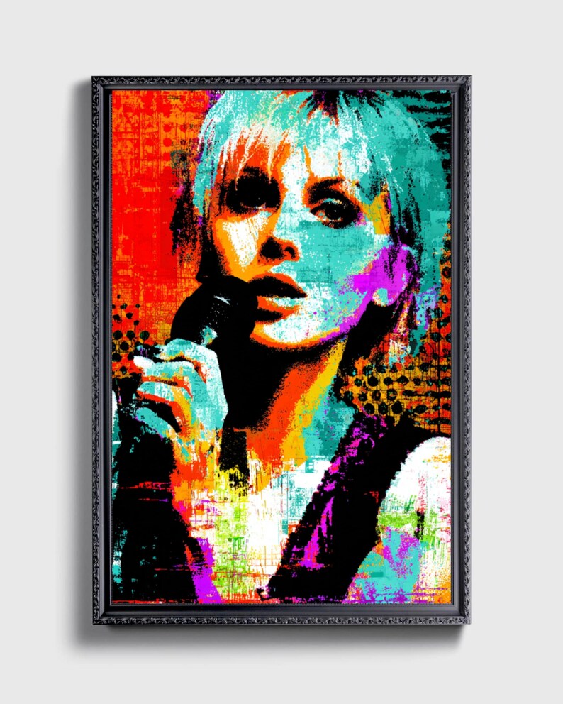 Hayley Williams Pop Art Canvas | Hard Times Abstract Portrait Print ...
