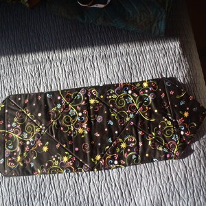 Neon Floral Quilted Table Runner - Etsy