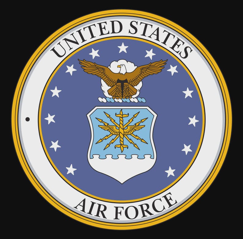 7 US Military Logos Digital Files – Army, Navy, Air Force, Marine Corps ...