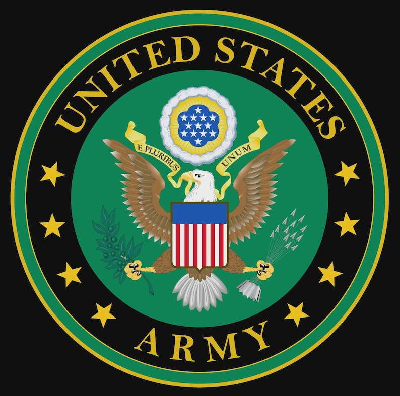 7 US Military Logos Digital Files – Army, Navy, Air Force, Marine Corps ...