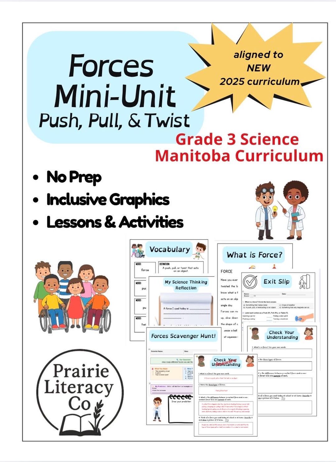 Forces Mini-unit: Push, Pull, Twist - NEW Manitoba Science Curriculum ...