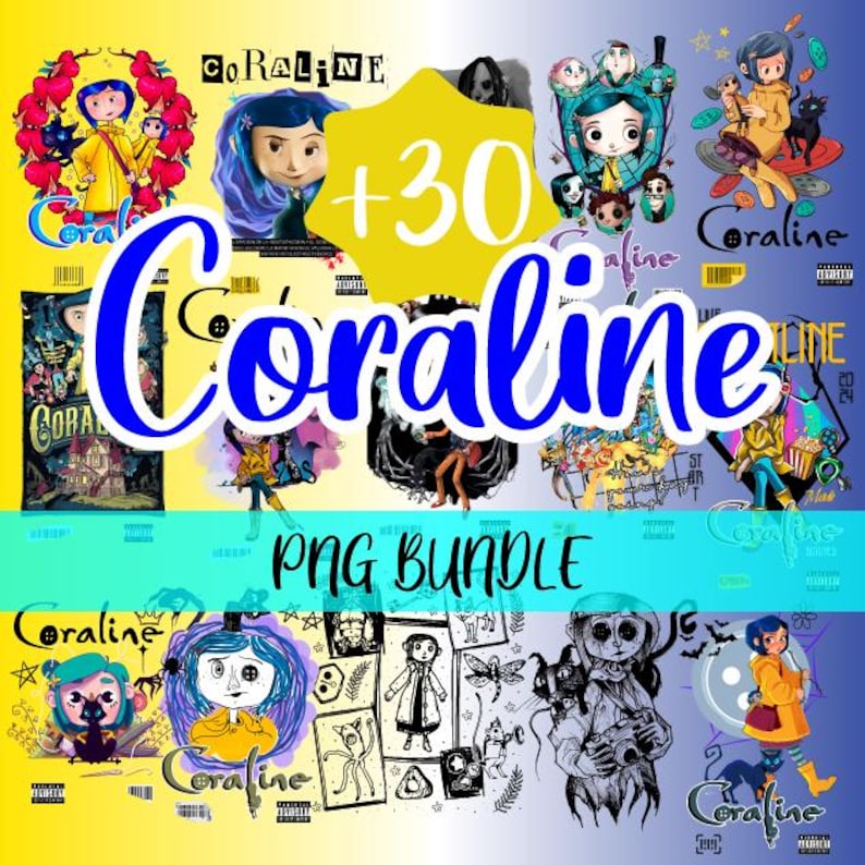 Retro Cora Line PNG Pack, Coquette Halloween PNG, Cartoon Horror Movie ...