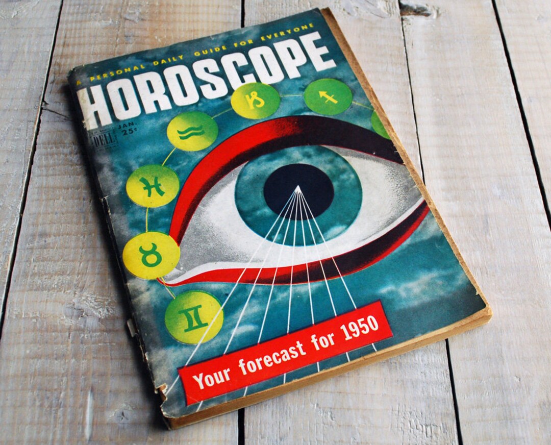 Vintage Horoscope Magazine, January 1950 Issue, 76th Birthday - Etsy