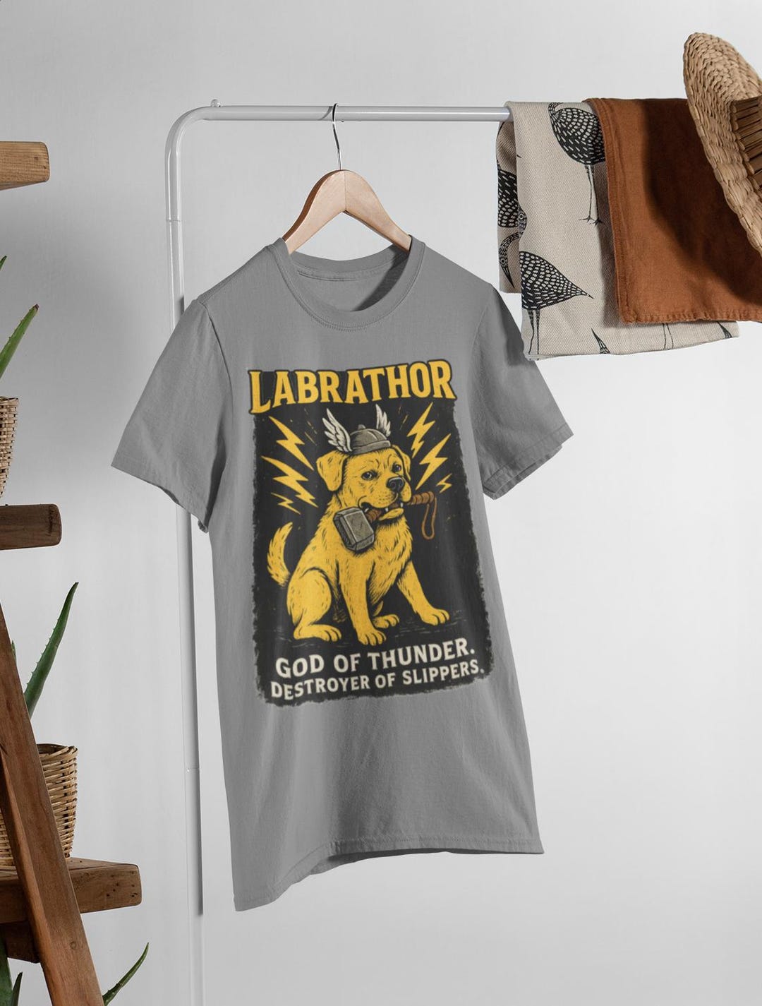 Labrathor Dog PNG: Funny Superhero Labrador Clipart (digital Download ...