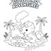 50 Dinosaur Coloring Pages for Kids | 50 Dino Adventures (digital ...