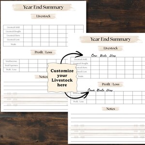Livestock Records | Animal Health, Breeding and Birth Log | Income and ...