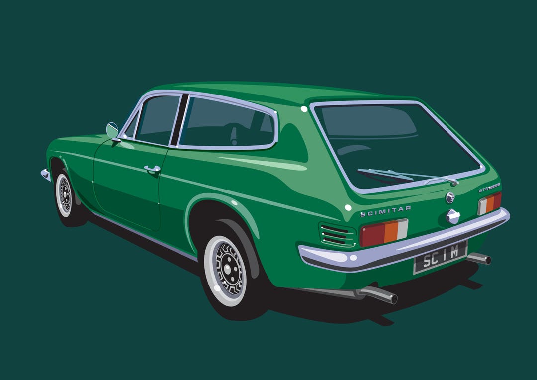 Customise Your Very Own Reliant Scimitar Poster! - Etsy