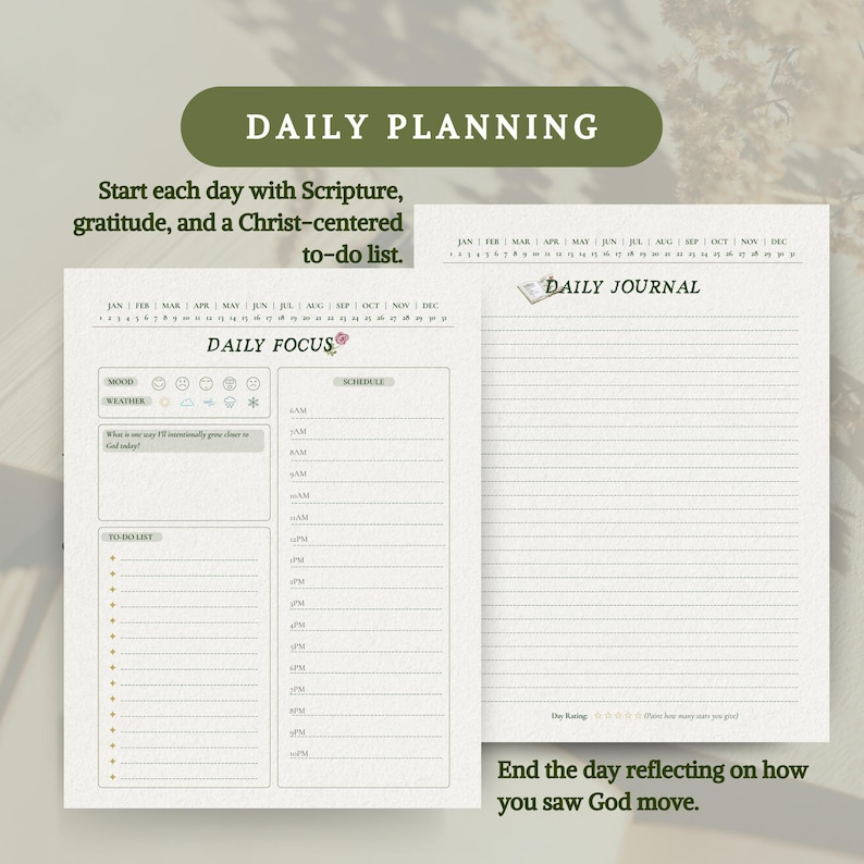2026 Christian Planner for Women | Faith-based Printable | Daily ...