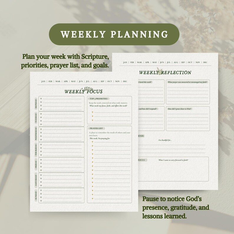 2026 Christian Planner for Women | Faith-based Printable | Daily ...