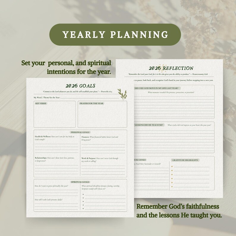 2026 Christian Planner for Women | Faith-based Printable | Daily ...
