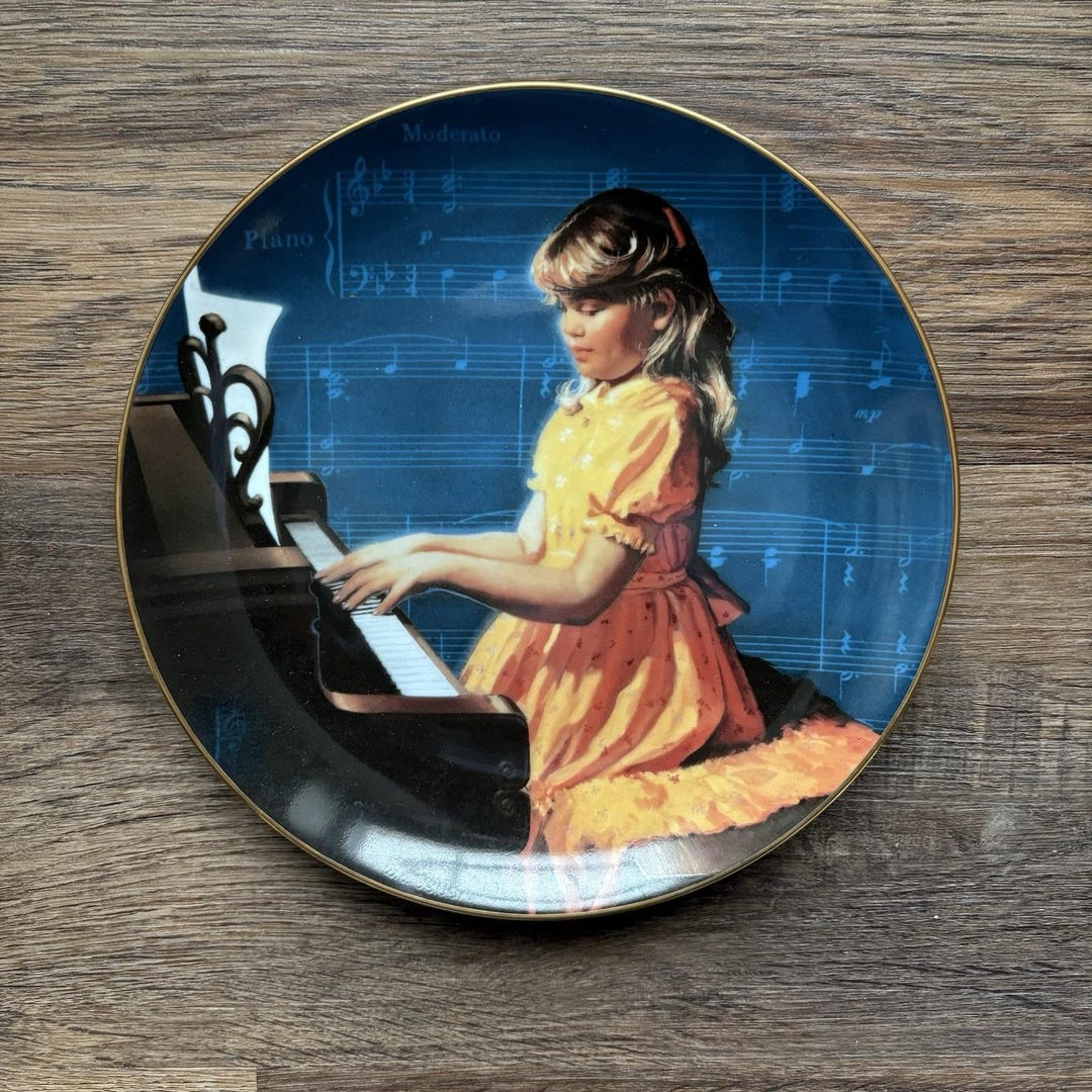 1983 Practice Makes Perfect Vintage Hackett American Collectible Plate ...
