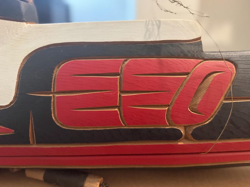 Pacific Northwest Coast Salish Hand-carved “hok-hok” Cedar Mask by ...