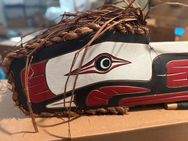 Pacific Northwest Coast Salish Hand-carved “hok-hok” Cedar Mask by ...