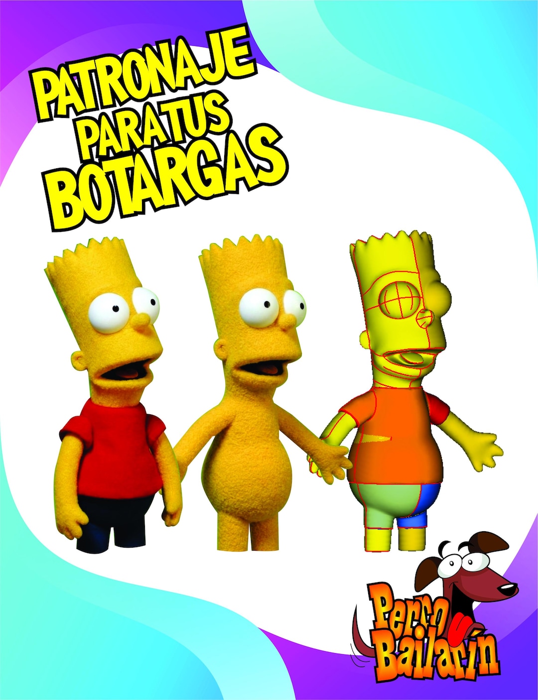 Bart Simpson Template for Making in Foam, Theatrical Puppet - Etsy