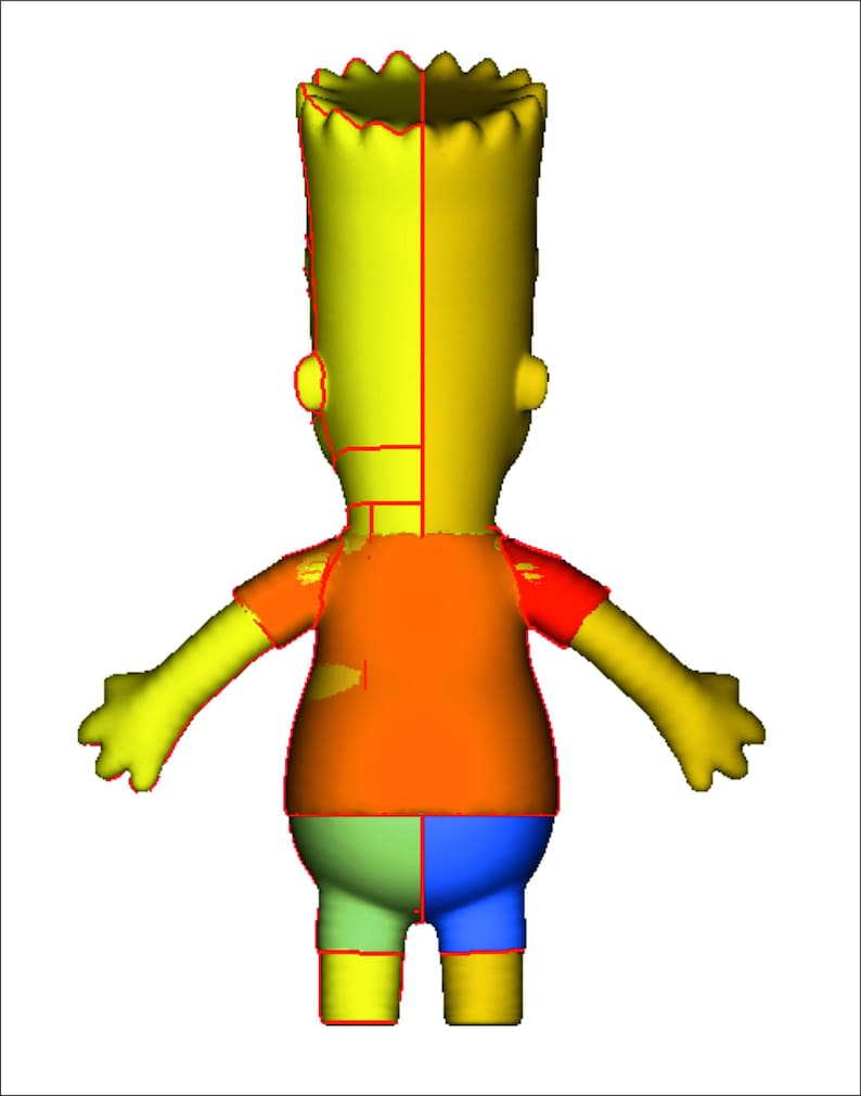 Bart Simpson Template for Making in Foam, Theatrical Puppet - Etsy
