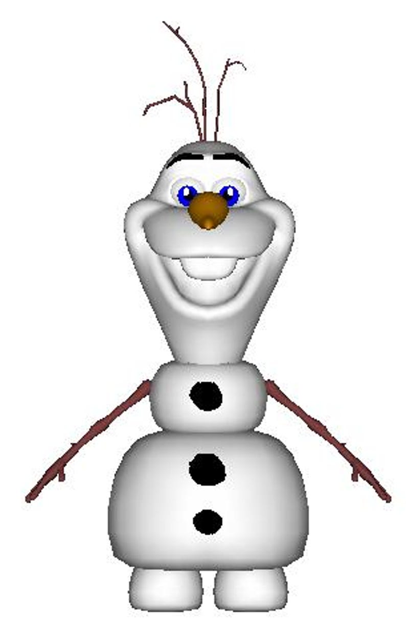 Plantilla Olaf Puppet Para Fabricar En Foam, Estilo Teatra - Etsy UK