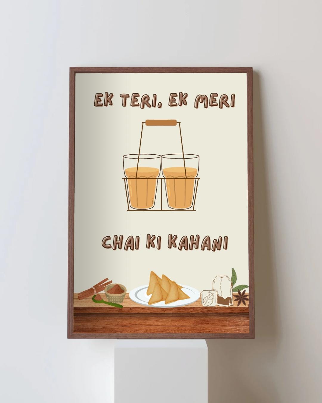 Chai Ki Kahani Poster | Pakistani Indian Truck Art Print | Chai Wall ...