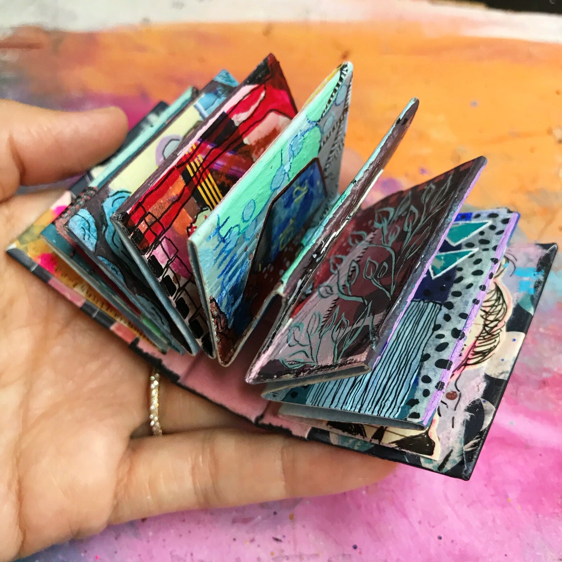 Mini Journals Online Art Journal Class | Etsy