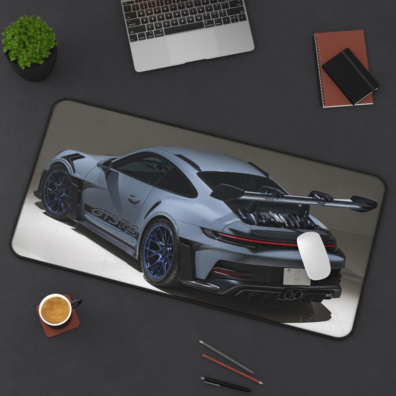 Porsche GT3 RS Rear View Desk Mat | Sports Car Mouse Pad - Etsy
