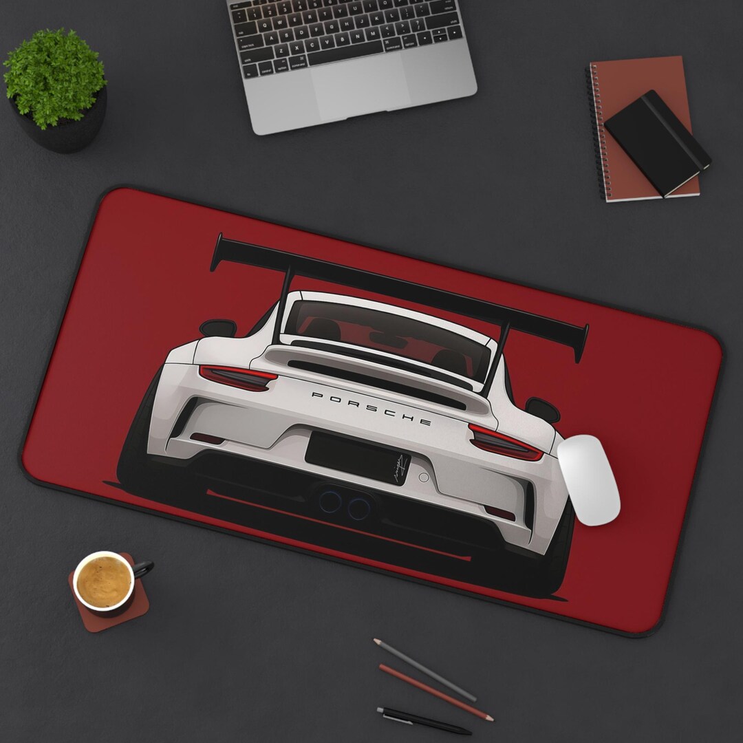 Porsche Racing Neoprene Desk Mat, Car Enthusiast Office Decor - Etsy