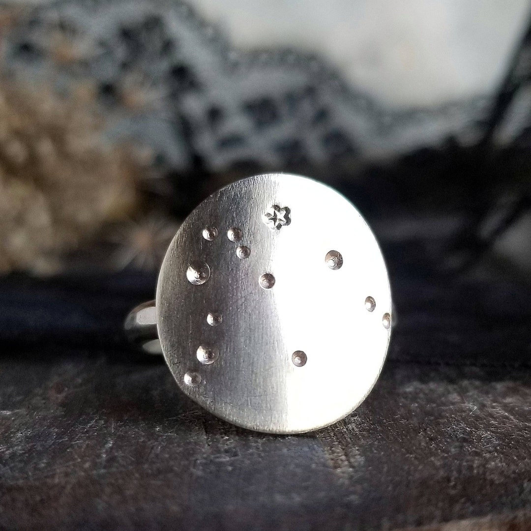Constellation Ring | Zodiac Birth Sign Ring | Astronomy Star Ring ...