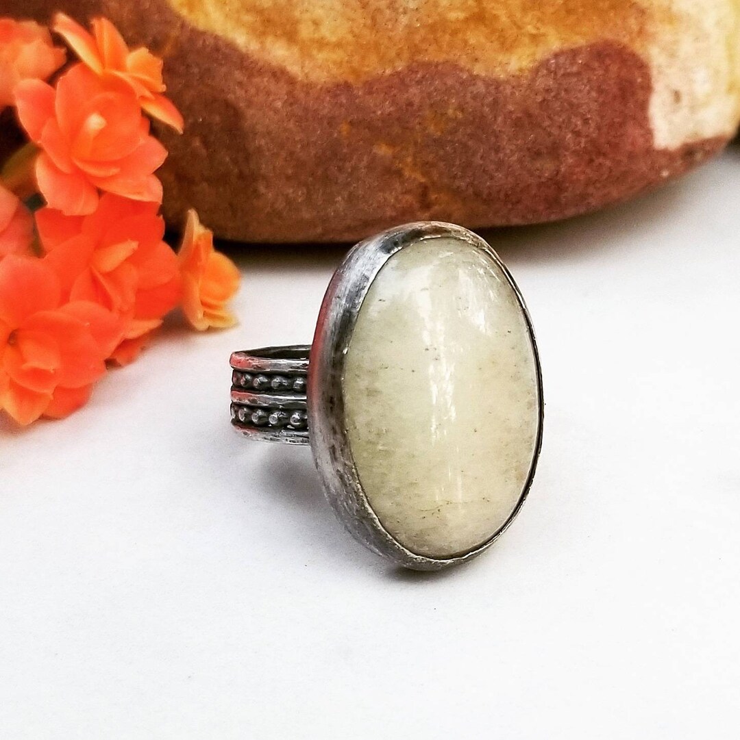 LIBYAN DESERT Glass Ring | Fine & 925 Sterling Silver Handcrafted ...