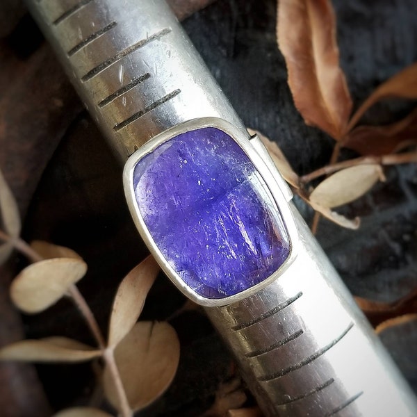 Genuine Large Tanzanite Ring - Etsy