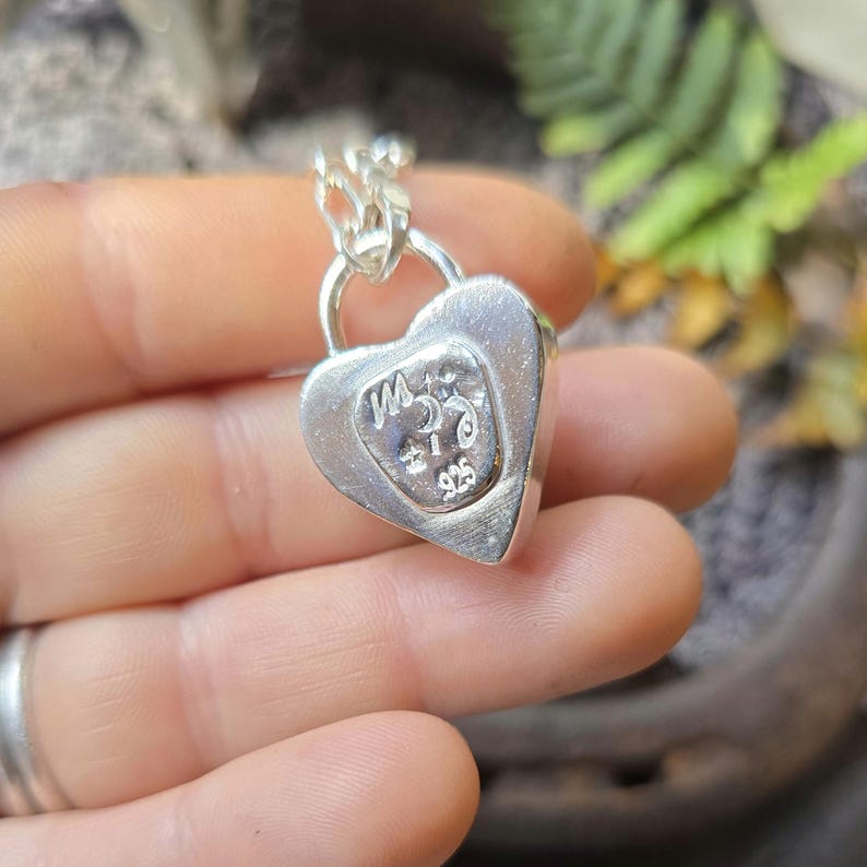 TOURMALINE HEART Necklace | 925 Sterling Silver 4.30 Carat Verdelite ...