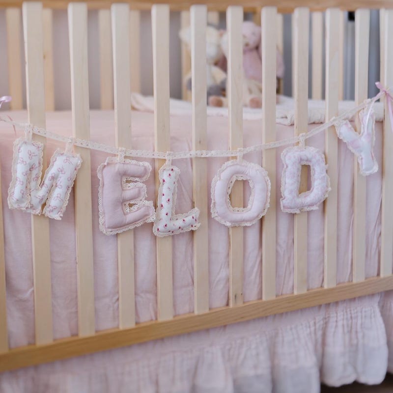 Hand Sewn Name Garland - Etsy