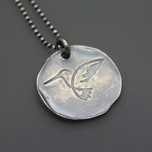 Hummingbird Necklace - Etsy