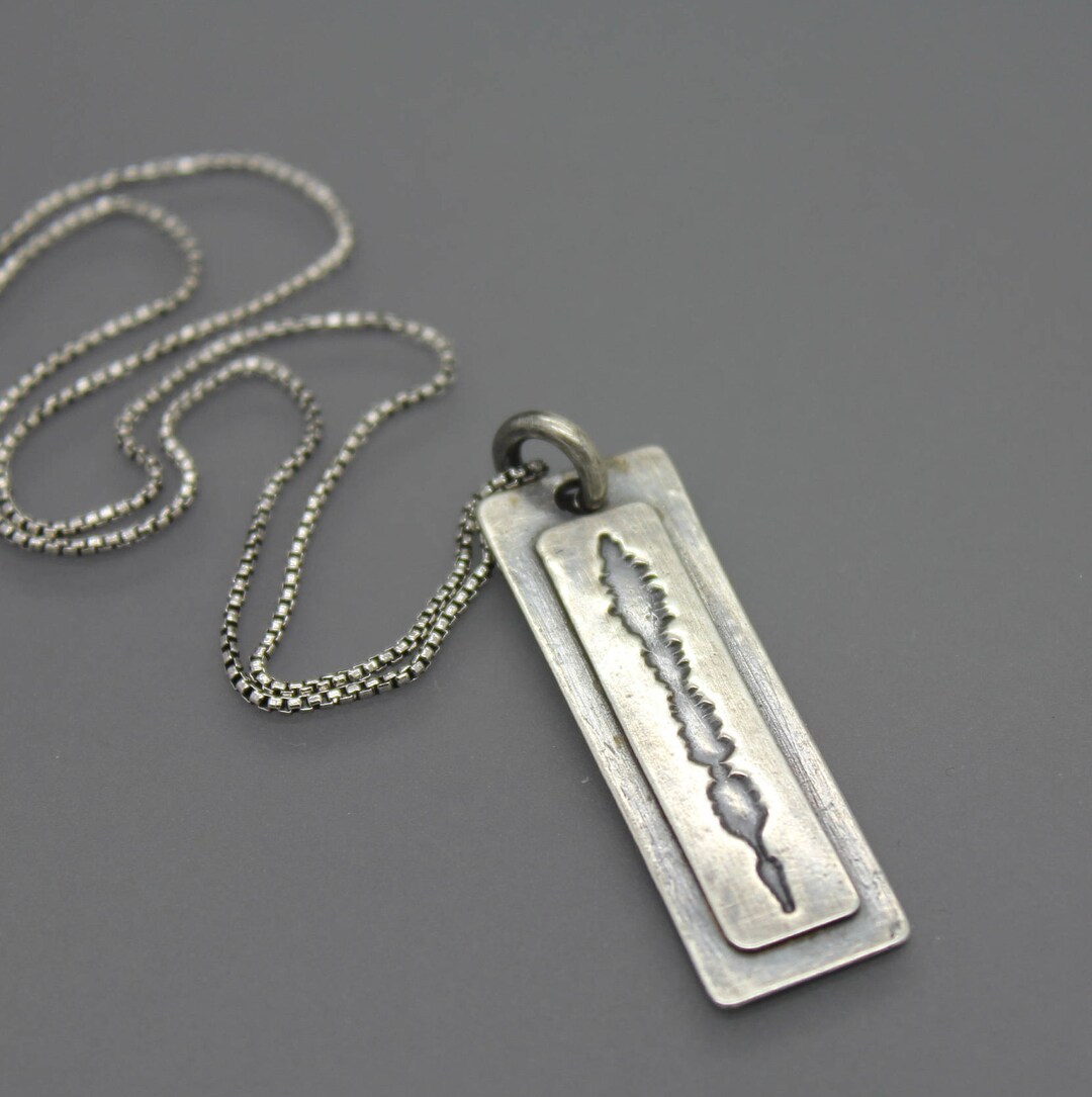 Custom Sound Wave Necklace, Custom Sound Wave Jewelry, Soundwave ...