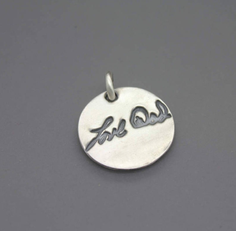 Signature Pendant, Handwriting Pendant, Custom Signature Pendant ...