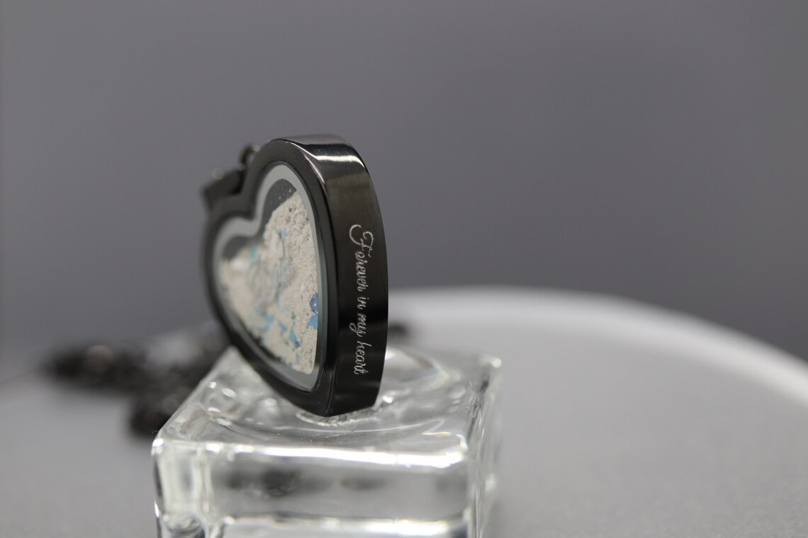 Cremation Locket for Ashes Human Ash Keepsake Cremation - Etsy