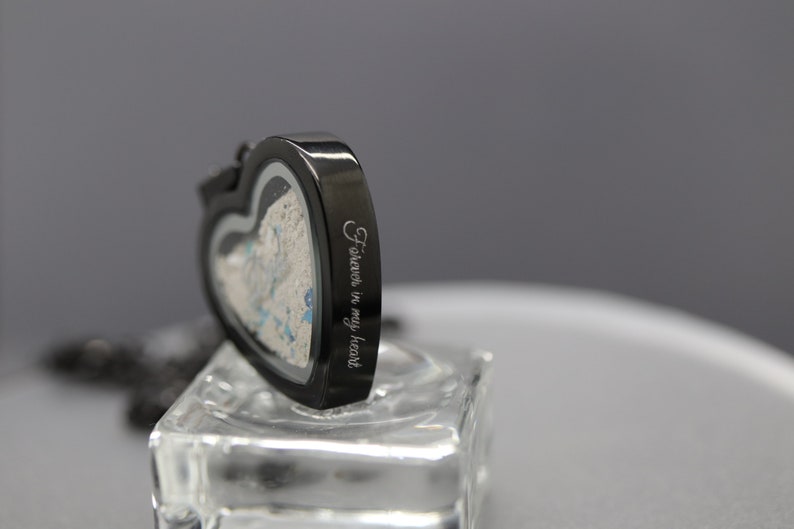 Cremation Locket for Ashes, Human Ash Keepsake, Cremation Necklace for ...