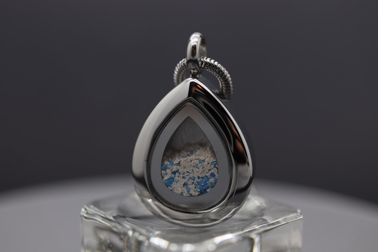 Shaker Locket, Cremation Locket for Ashes, Human Ash Keepsake, Necklace ...