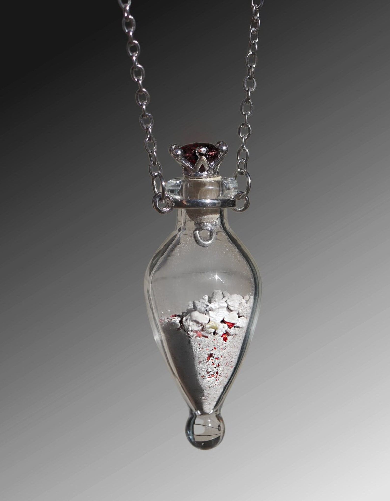 Cremation Locket for Ashes, Human Ash Keepsake, Cremation Necklace for ...