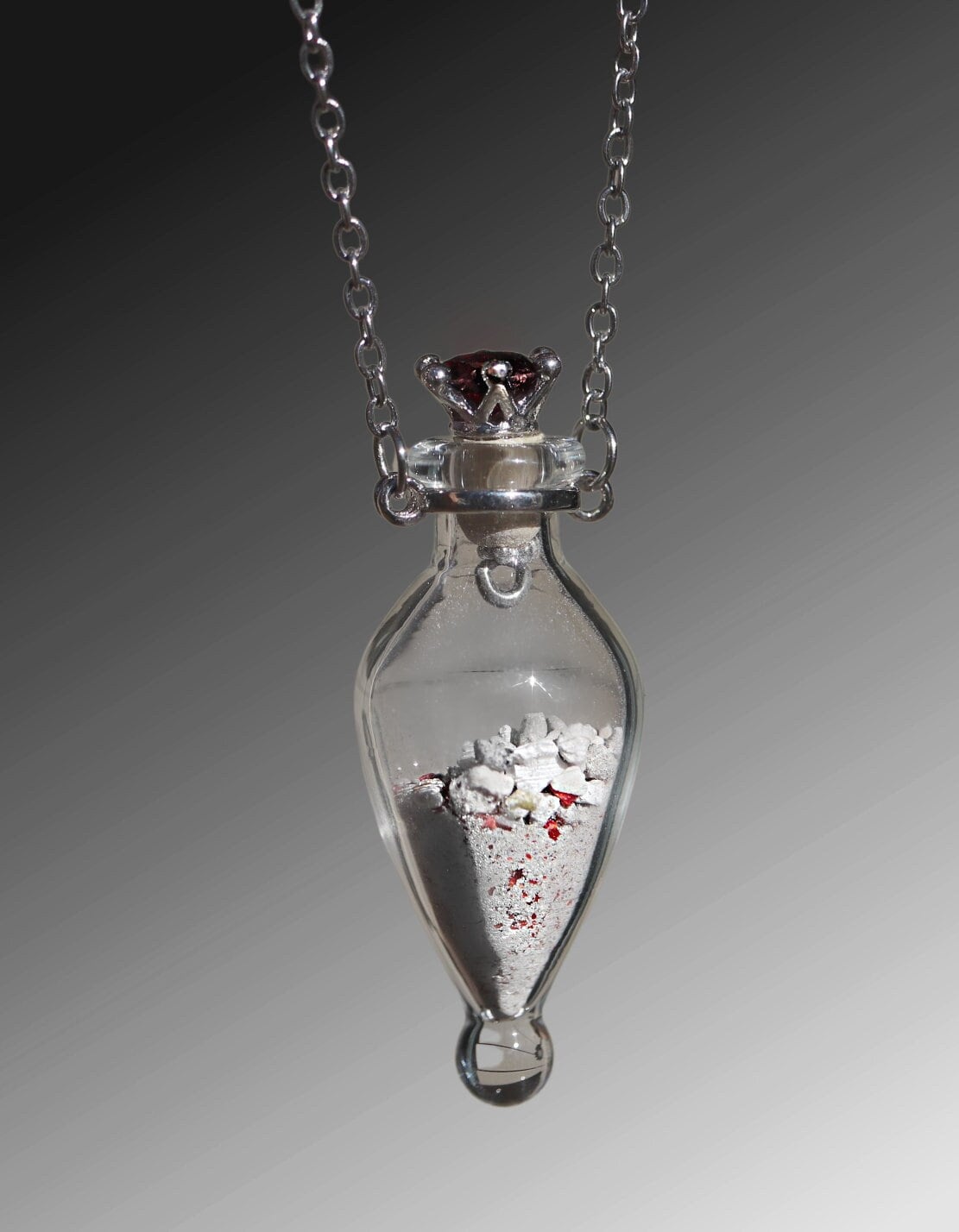 Cremation Locket for Ashes, Human Ash Keepsake, Cremation Necklace for ...