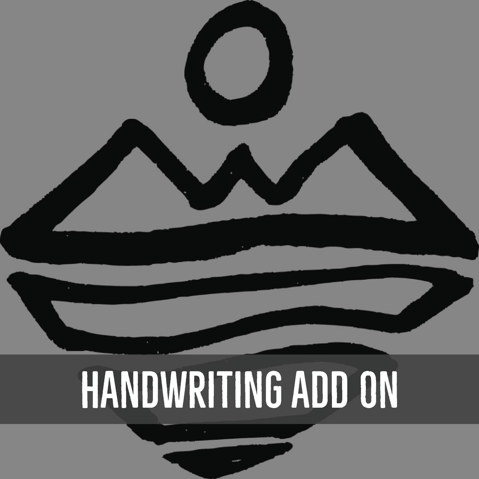 Add Custom Handwriting to Your Listing Add On Handwriting - Etsy