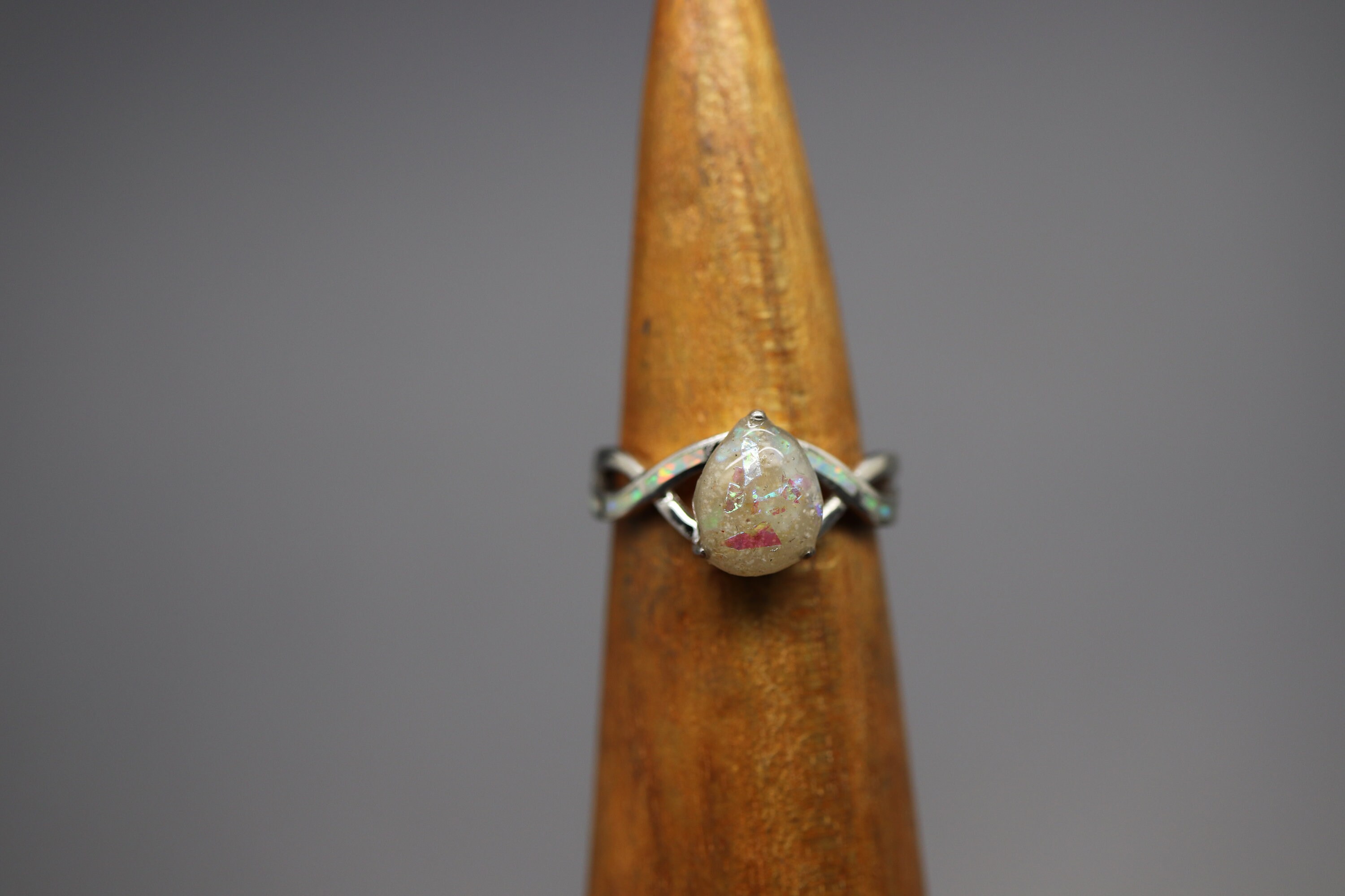 Opal Cremation Ring, Cremation Ring Band, Cremation Rings for Women ...