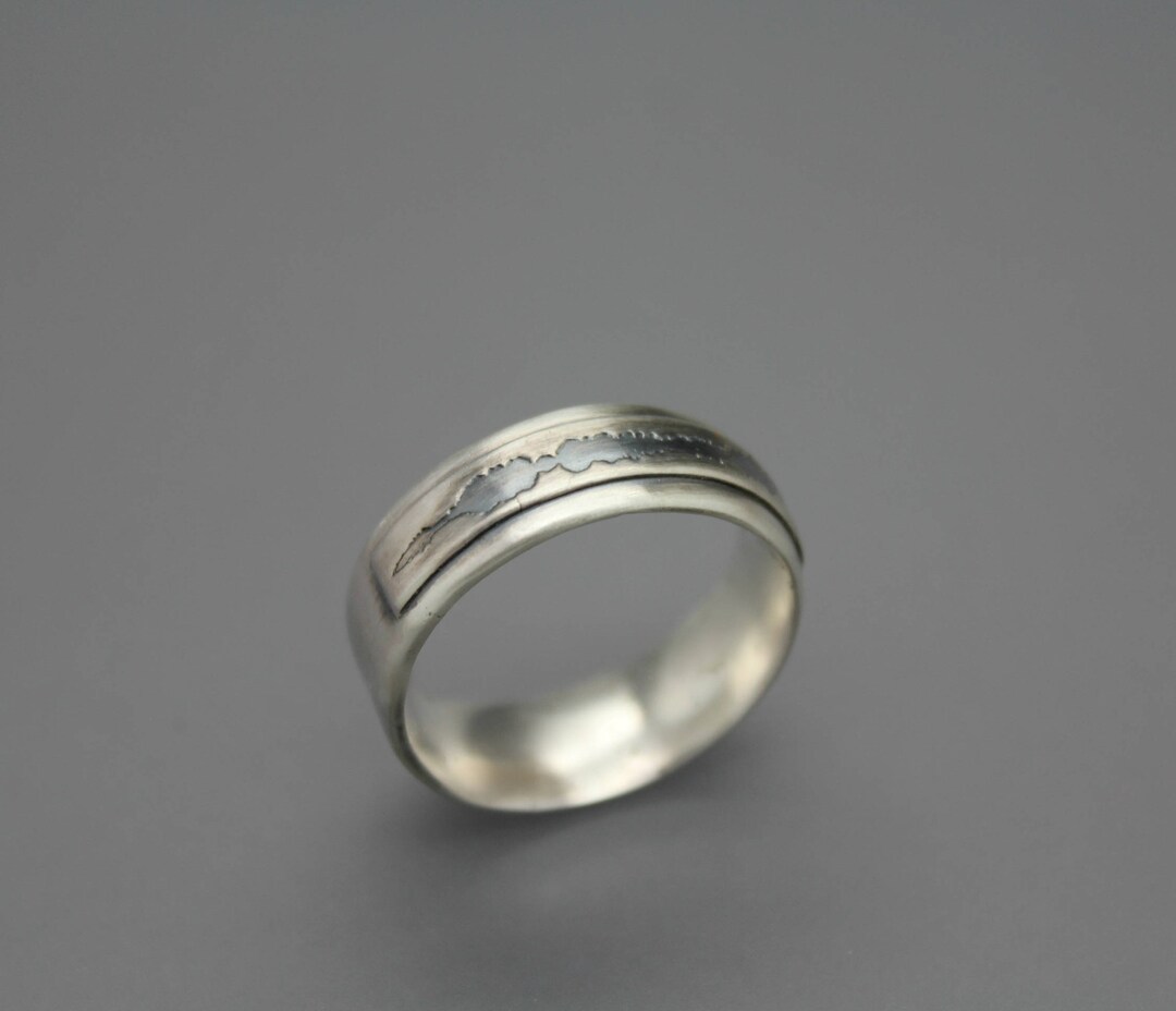 Sound Wave Ring, Sound Wave Jewelry, Soundwave Jewelry, Ring for Him ...