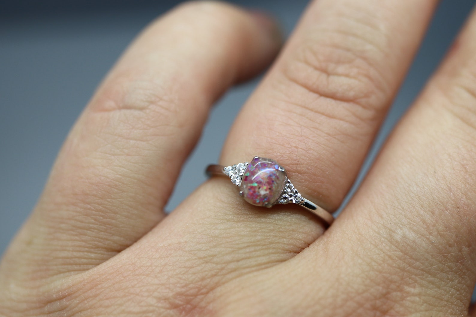 Cremate Ring Ashes Ring Cremation Jewelry Ashes Silver - Etsy