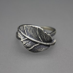 Leaf Ring, Leaf Jewelry, Silver Leaf, Silver Leaf Ring, Nature Jewelry ...