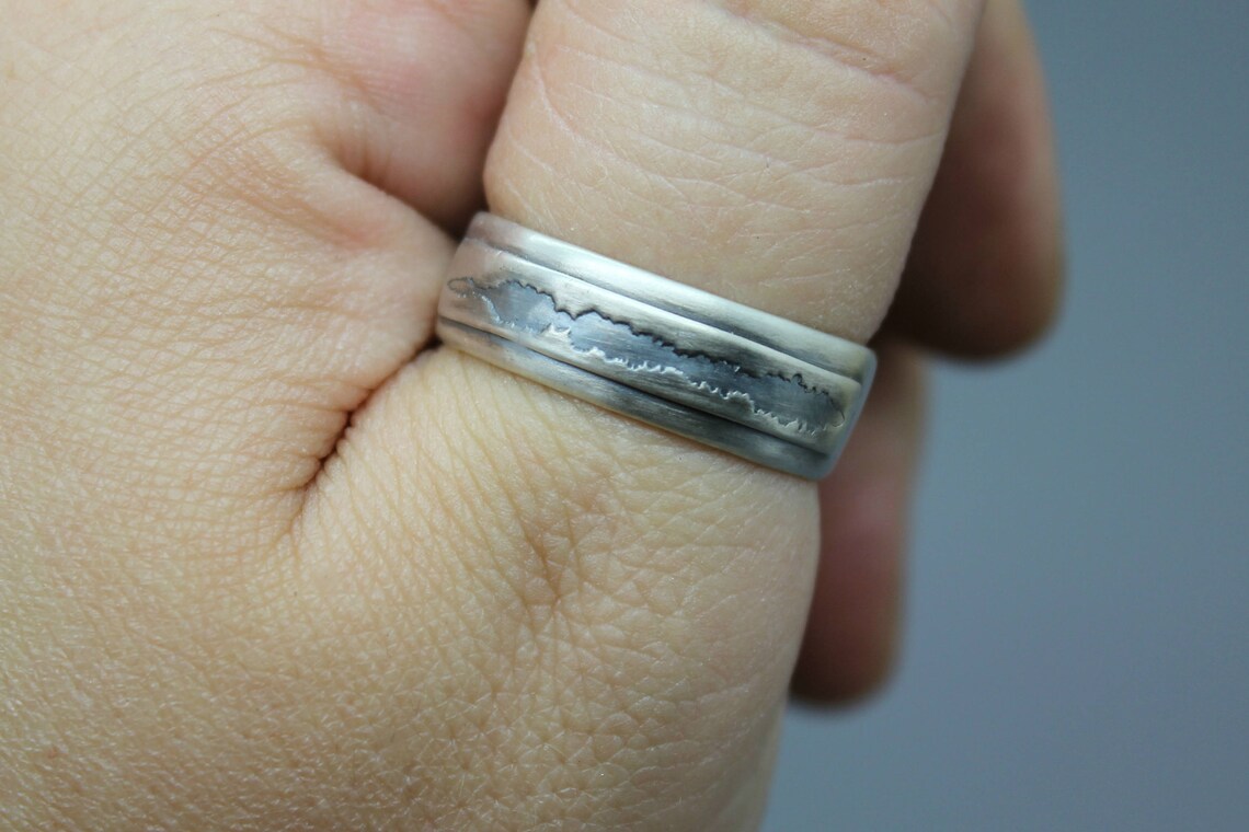 Sound Wave Ring Sound Wave Jewelry Soundwave Jewelry Ring - Etsy
