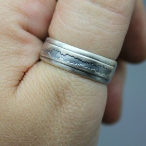 Sound Wave Ring, Sound Wave Jewelry, Soundwave Jewelry, Ring for Him ...