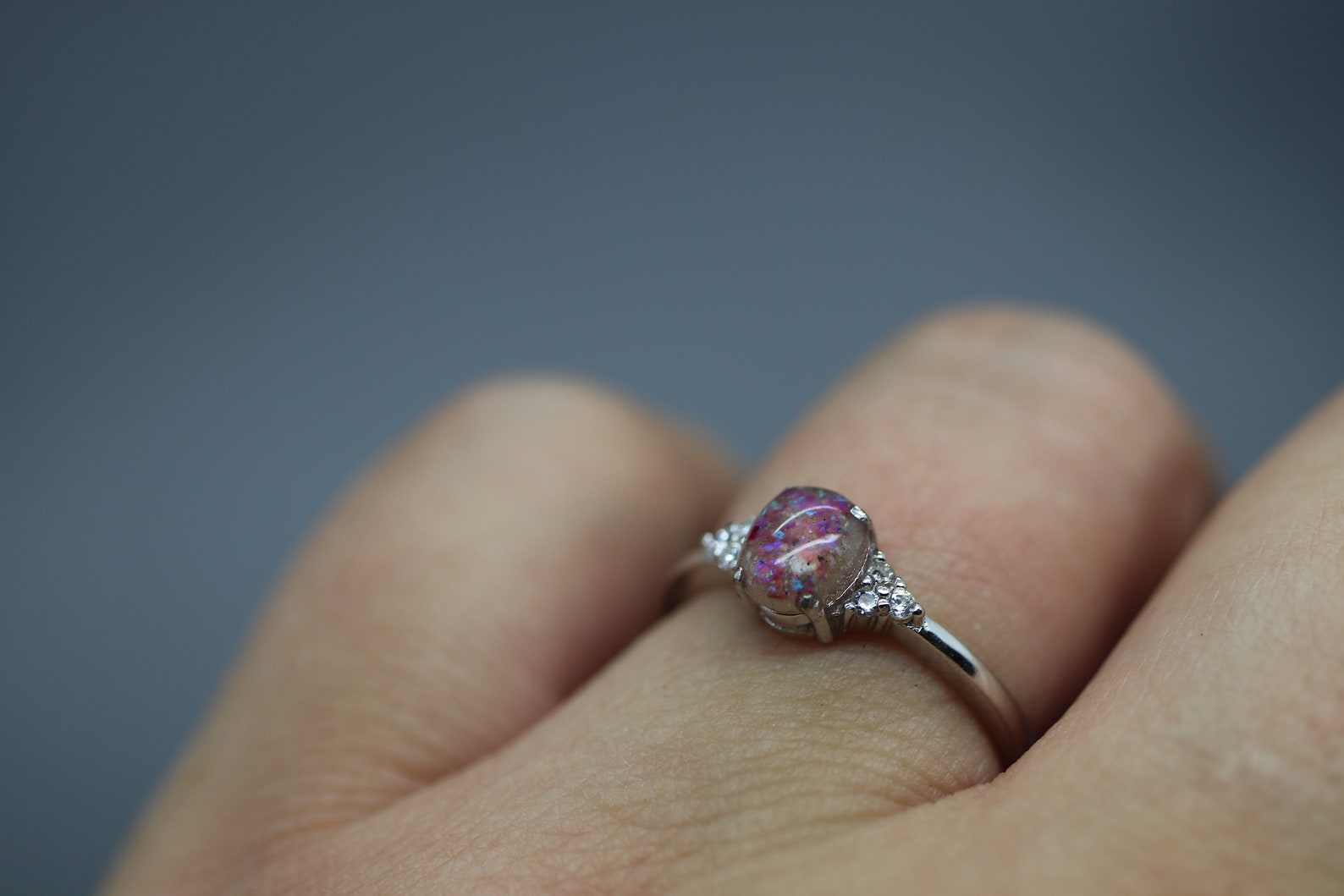Cremate Ring Ashes Ring Cremation Jewelry Ashes Silver - Etsy