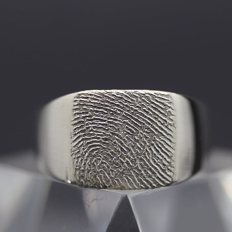 Fingerprint Ring - Etsy