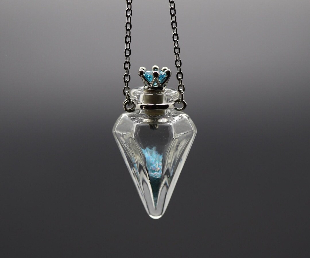 Cremation Locket for Ashes, Human Ash Keepsake, Cremation Necklace for ...